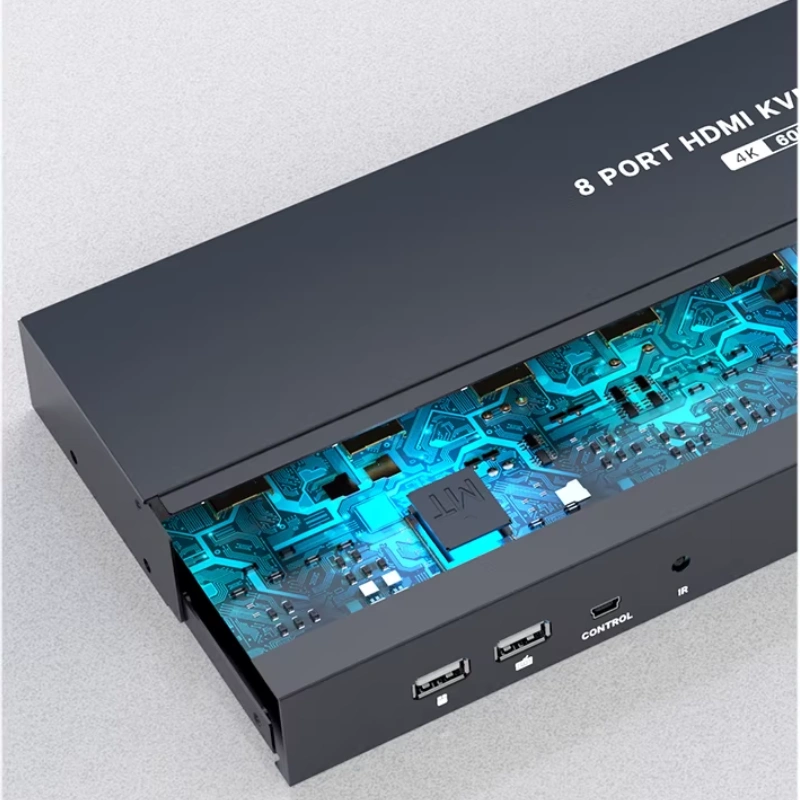 Bộ chuyển mạch HDMI KVM Switch 8 ra 1 hỗ trợ 4K 60Hz MT-VIKI MT-KH8S ...